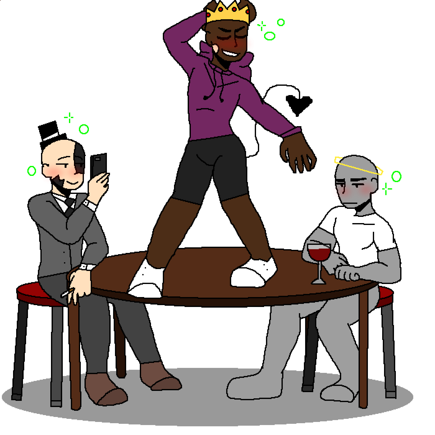 Pixilart - Drunk base by XsoulX