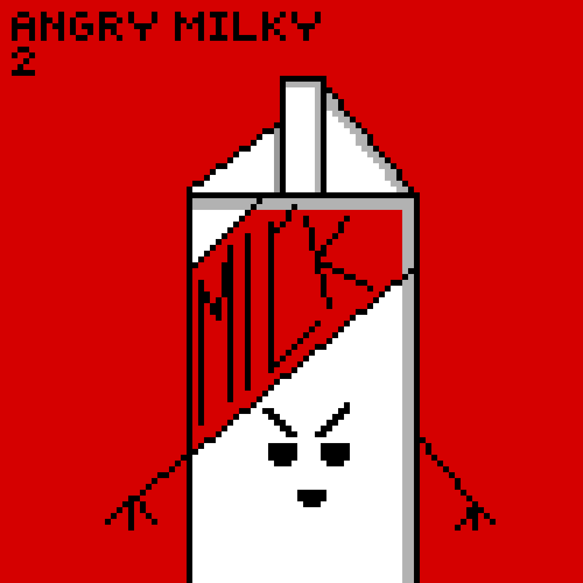 Pixilart - MILKY 2 ANGRY MILKY by S4YF4N07-P1X1L
