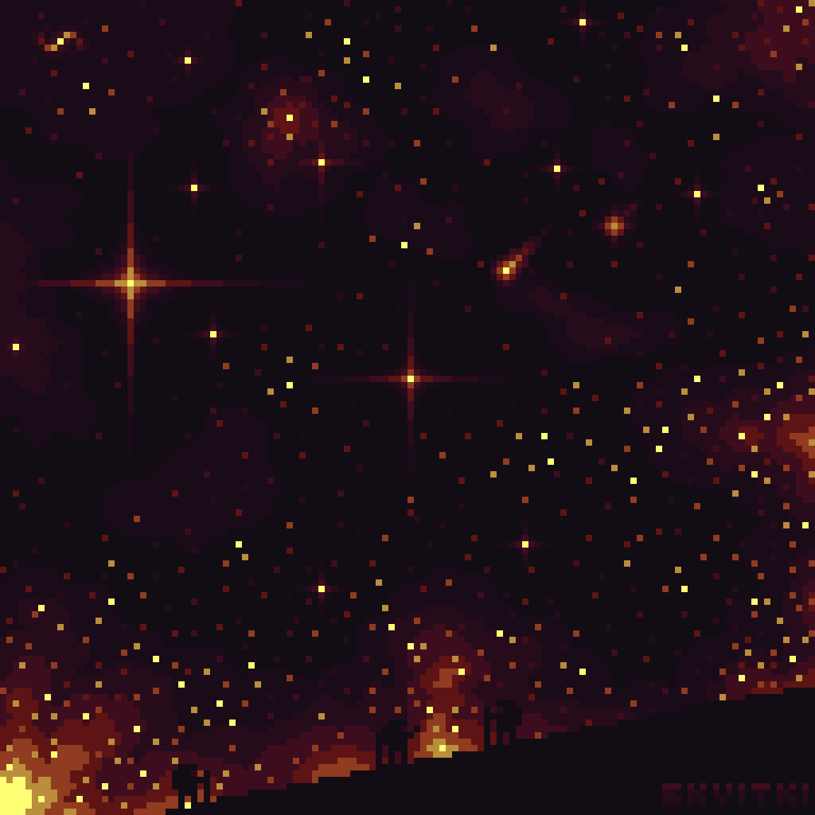 Pixilart - Frank's Red Hot Nebula by Ek-Vitki