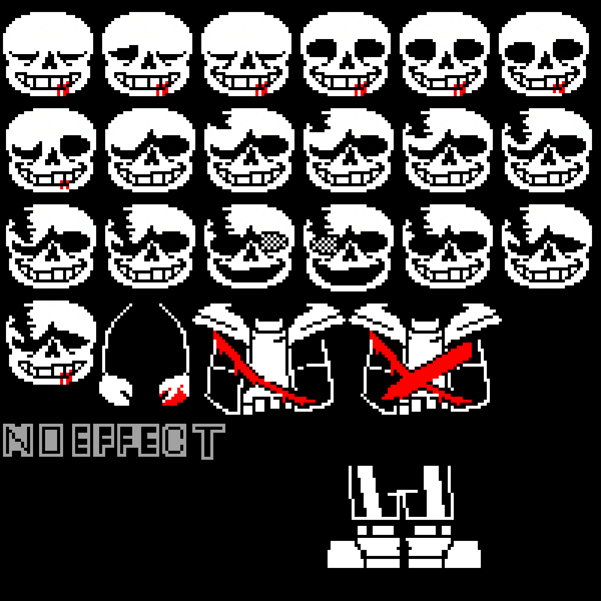 Pixilart - decora undertale last breath sans phase 3 by TEAM-USLG