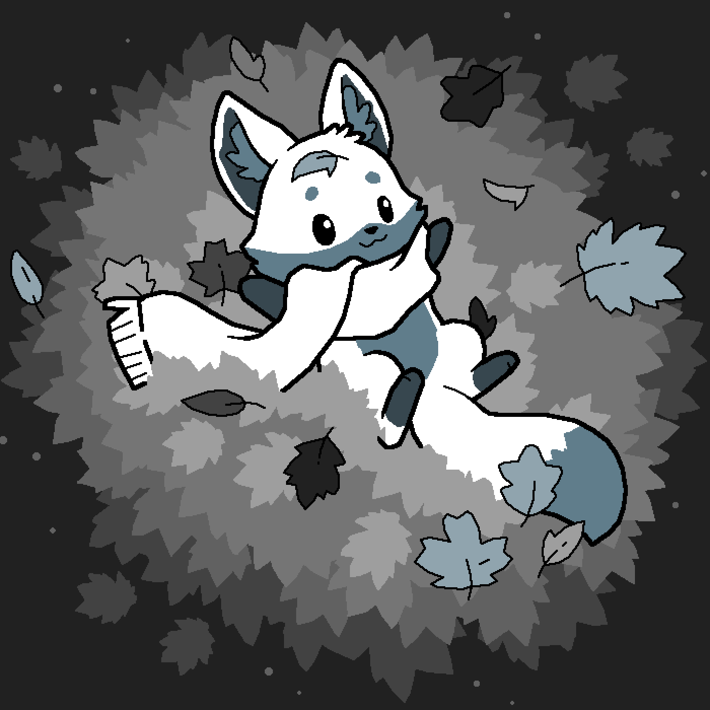 Pixilart - Leaf Fox by CottonCandyGirl