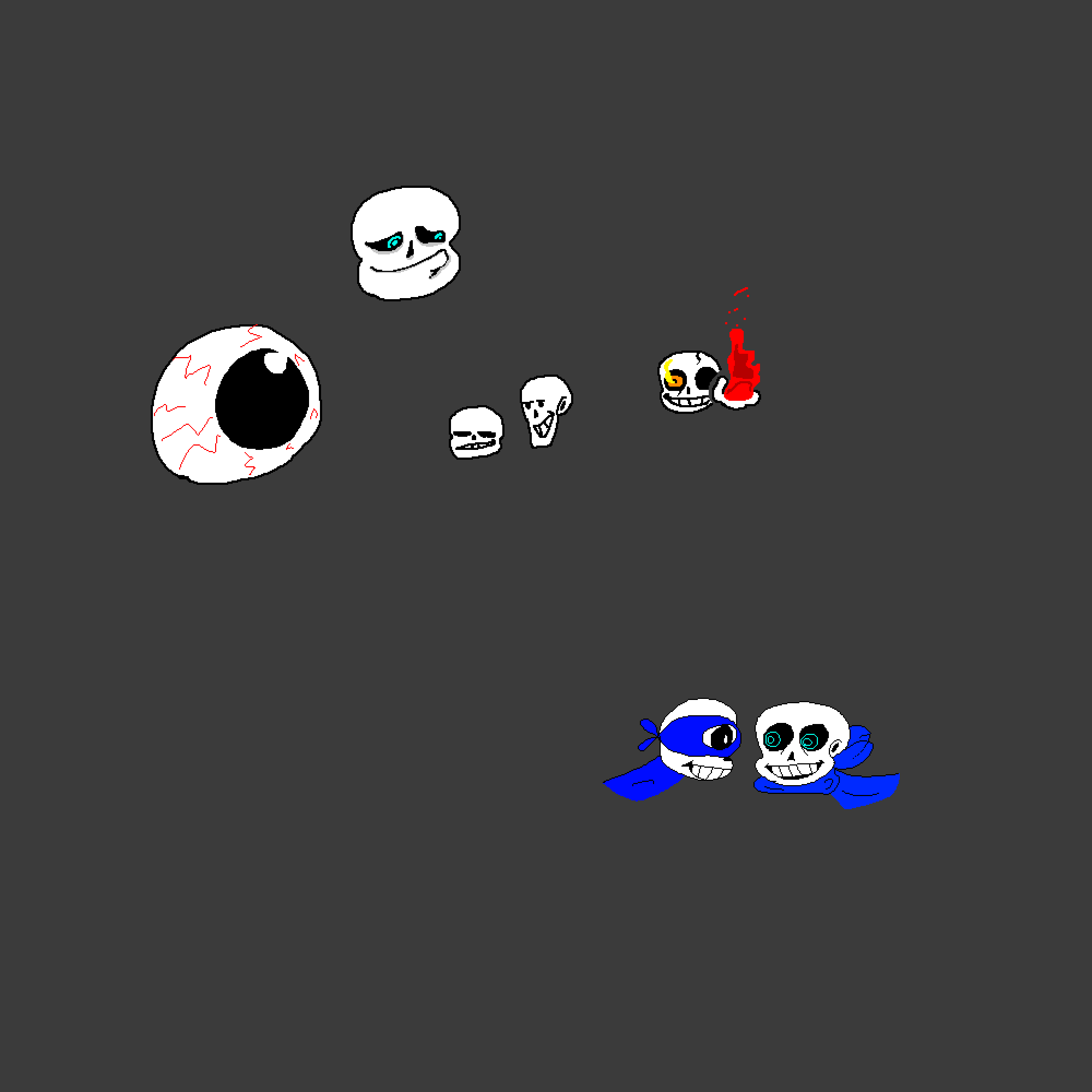 Pixilart - Random sanses by Sanswich95