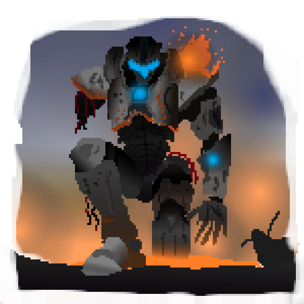 Pixilart - 07 - Hellwalker by brkowitz