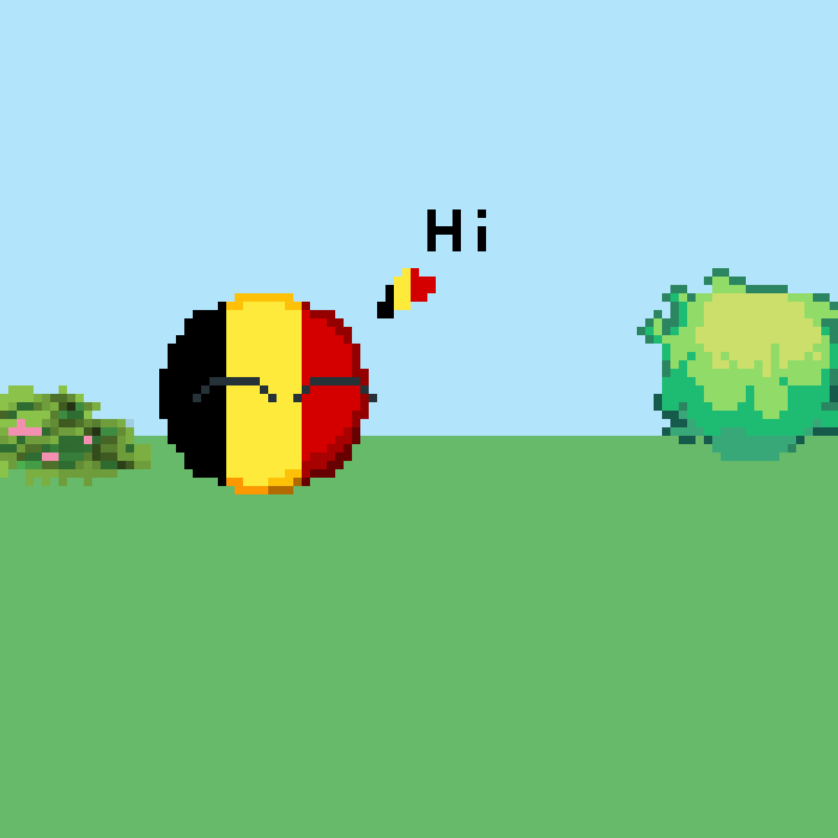 Pixilart - countryball Belgium by ch-happens-here