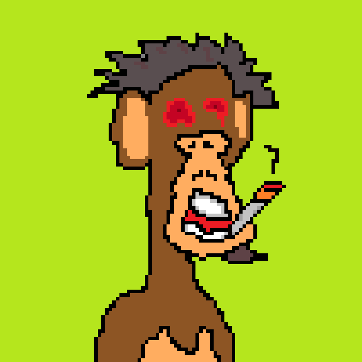 Pixilart - irl monkey ! to smoke it by trader23