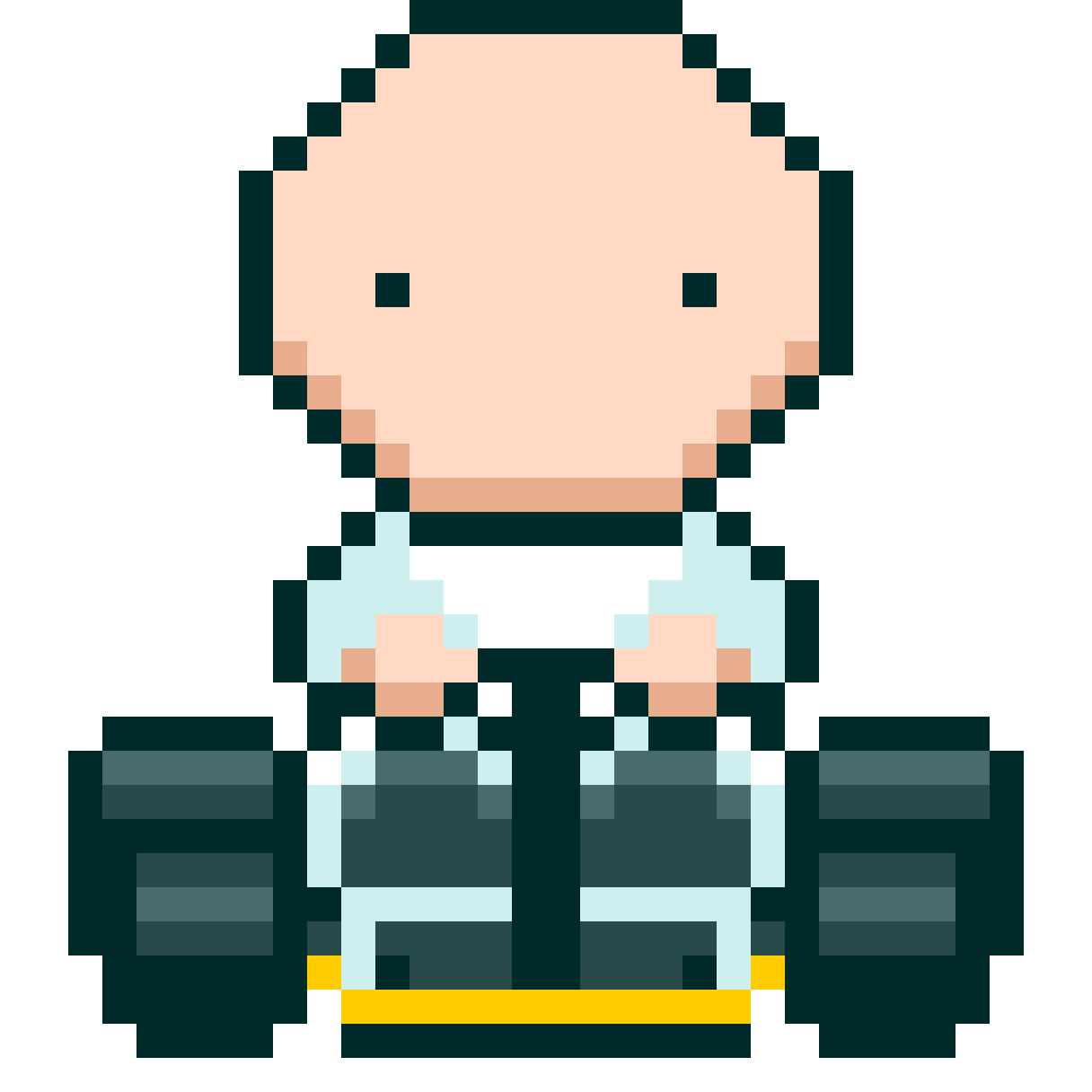 Pixilart - super mario kart flyn sprite by FlynMaker
