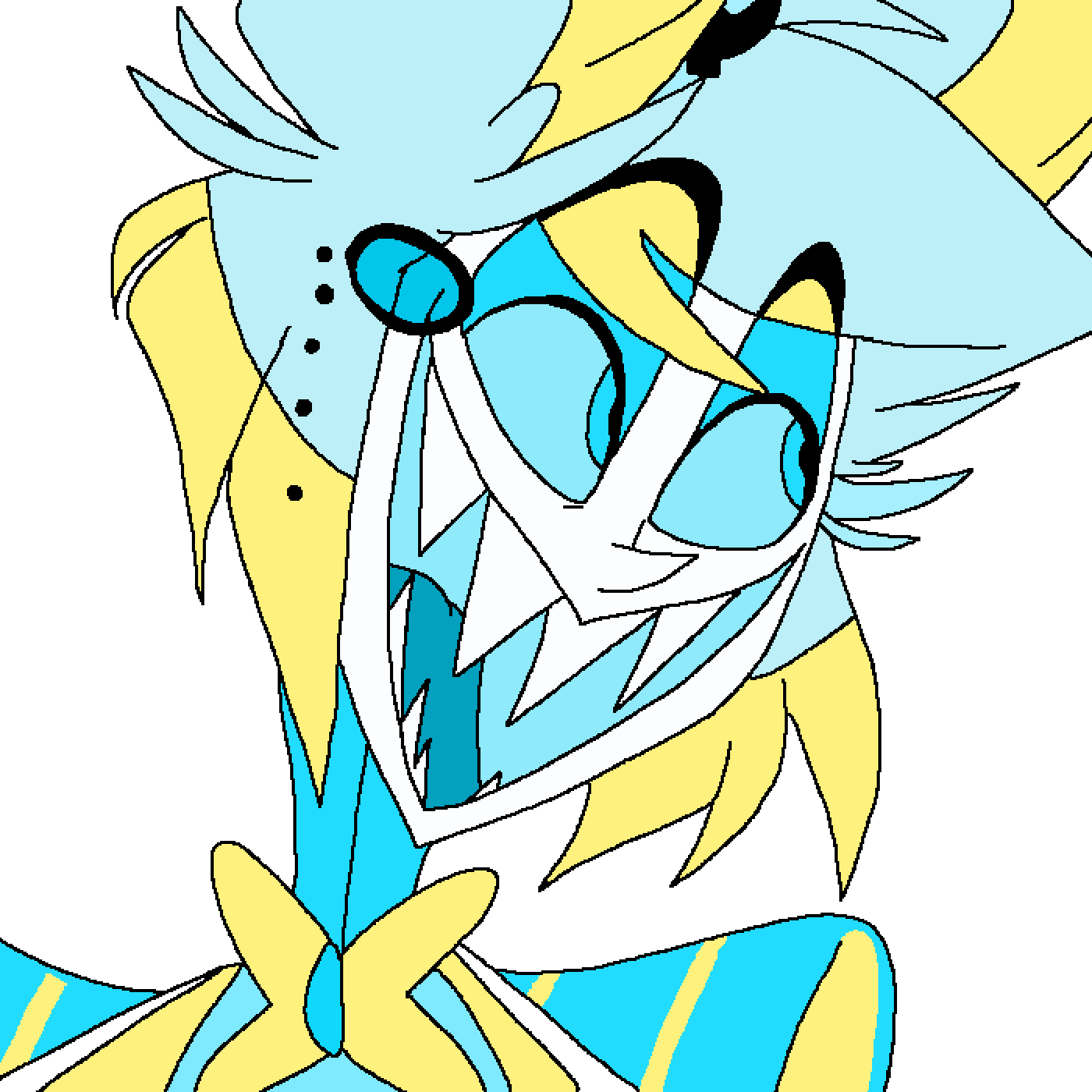 Pixilart - angel Alastor Base by ultraparrot