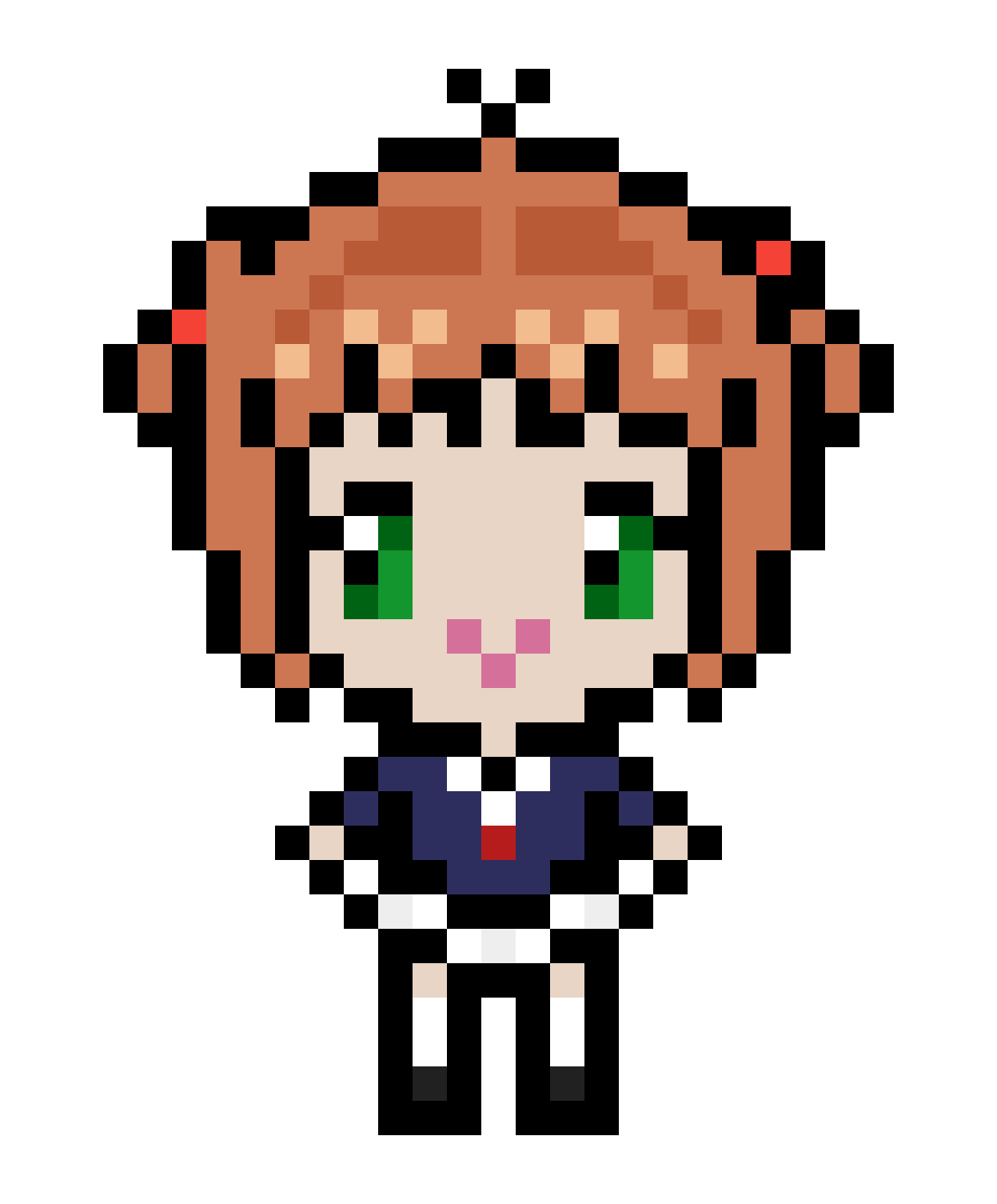 Pixilart - sakura cardcaptor simple pixel by Zozo9