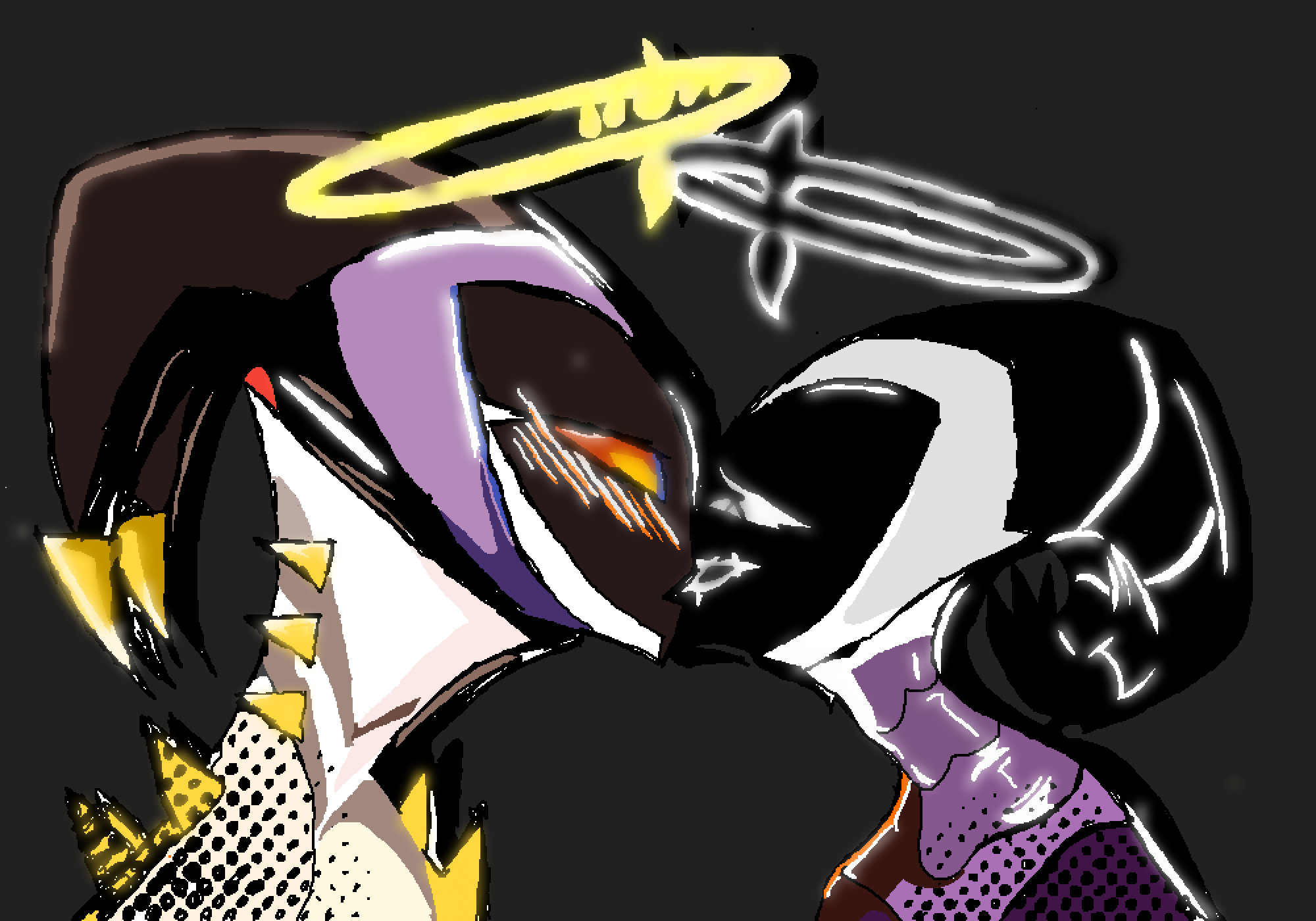 Pixilart - Adam x Lute by SilentJ