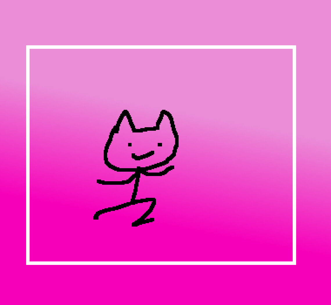Pixilart - dancing cat by Pink-Ball-Baka