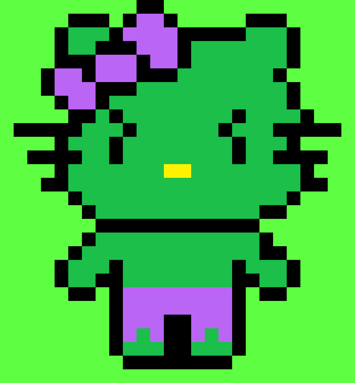 Pixilart - Hello Kitty Hulk by RGuyader