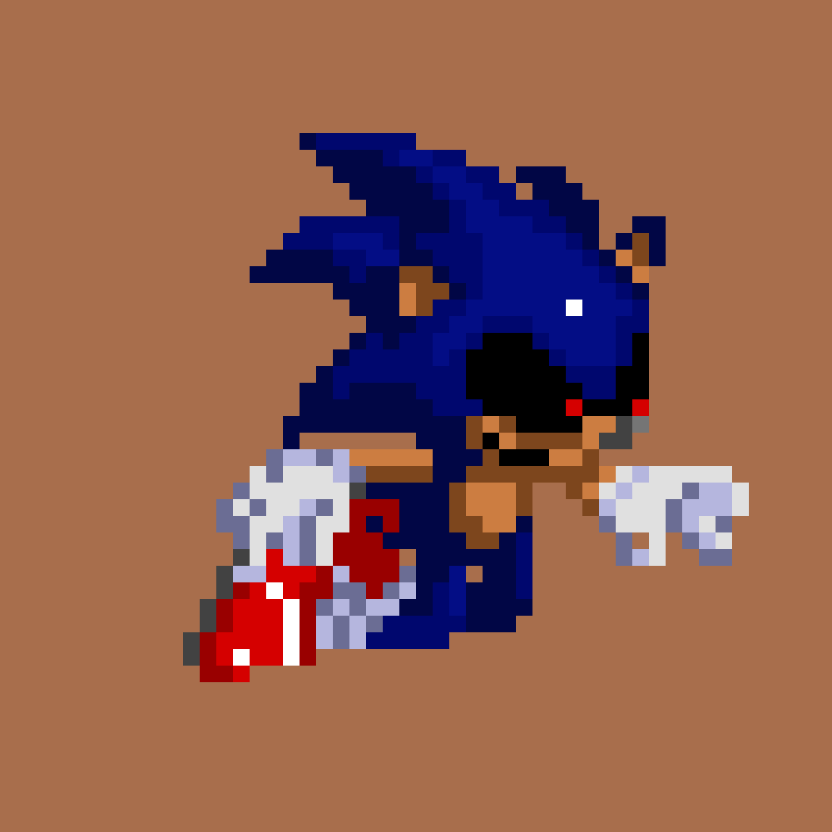 Pixilart - Sonic.exe chasing sprites by wondertaco256