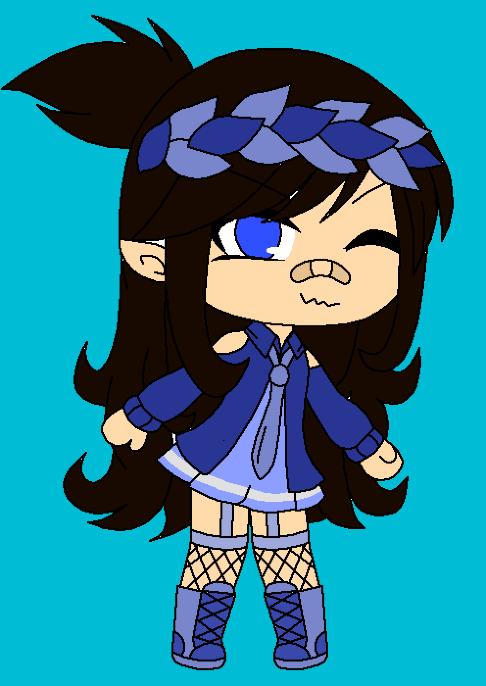 Pixilart - Cute Gacha Girl Base by 26angar04