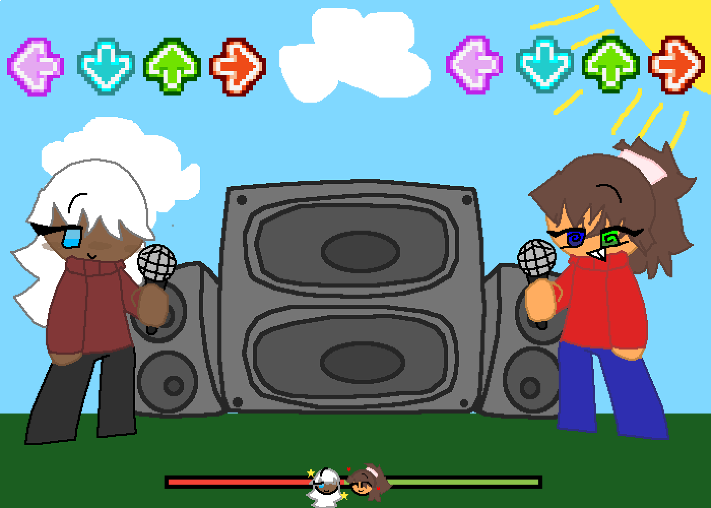 Pixilart - fnf collab base by Cult-member