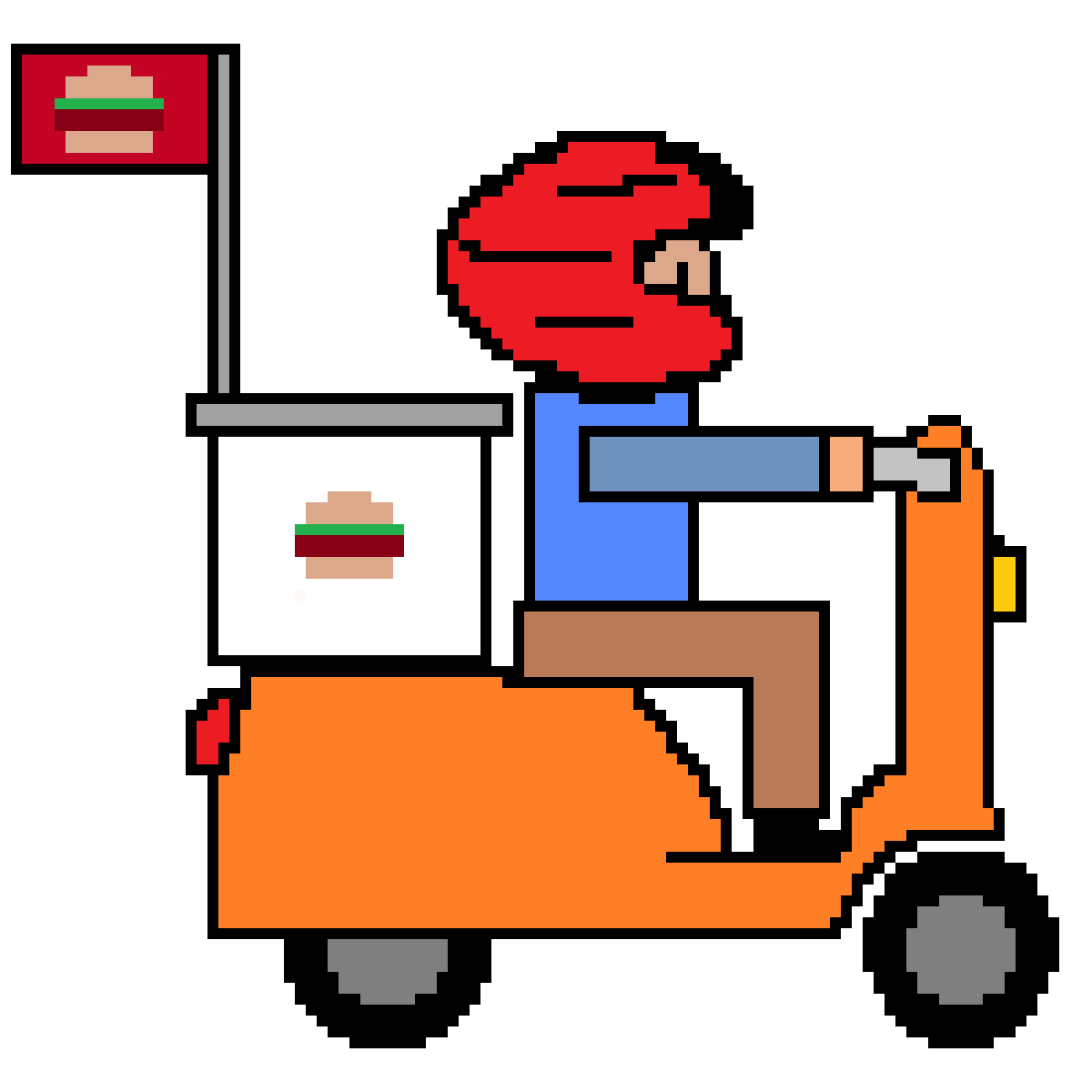 Pixilart - Delivery man by HopesDesigns
