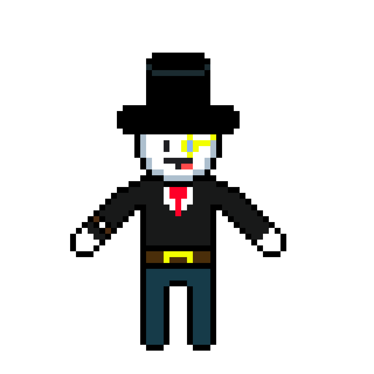 Pixilart - Fancy man by Depressed-donke
