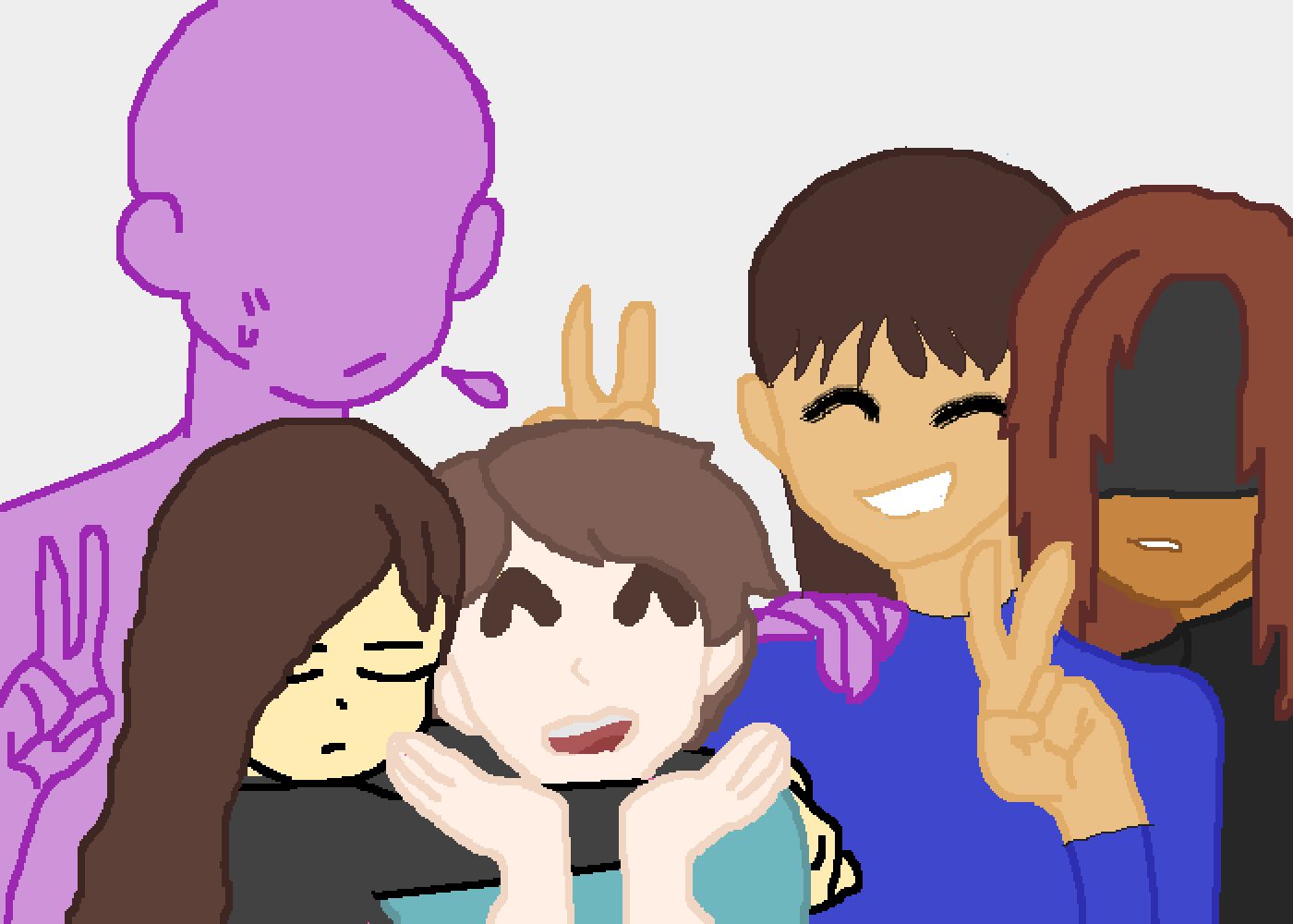 Chibi Anime Friends Base