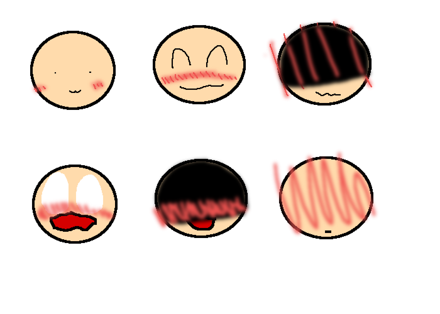 Pixilart - levels of blushing by GabeBug