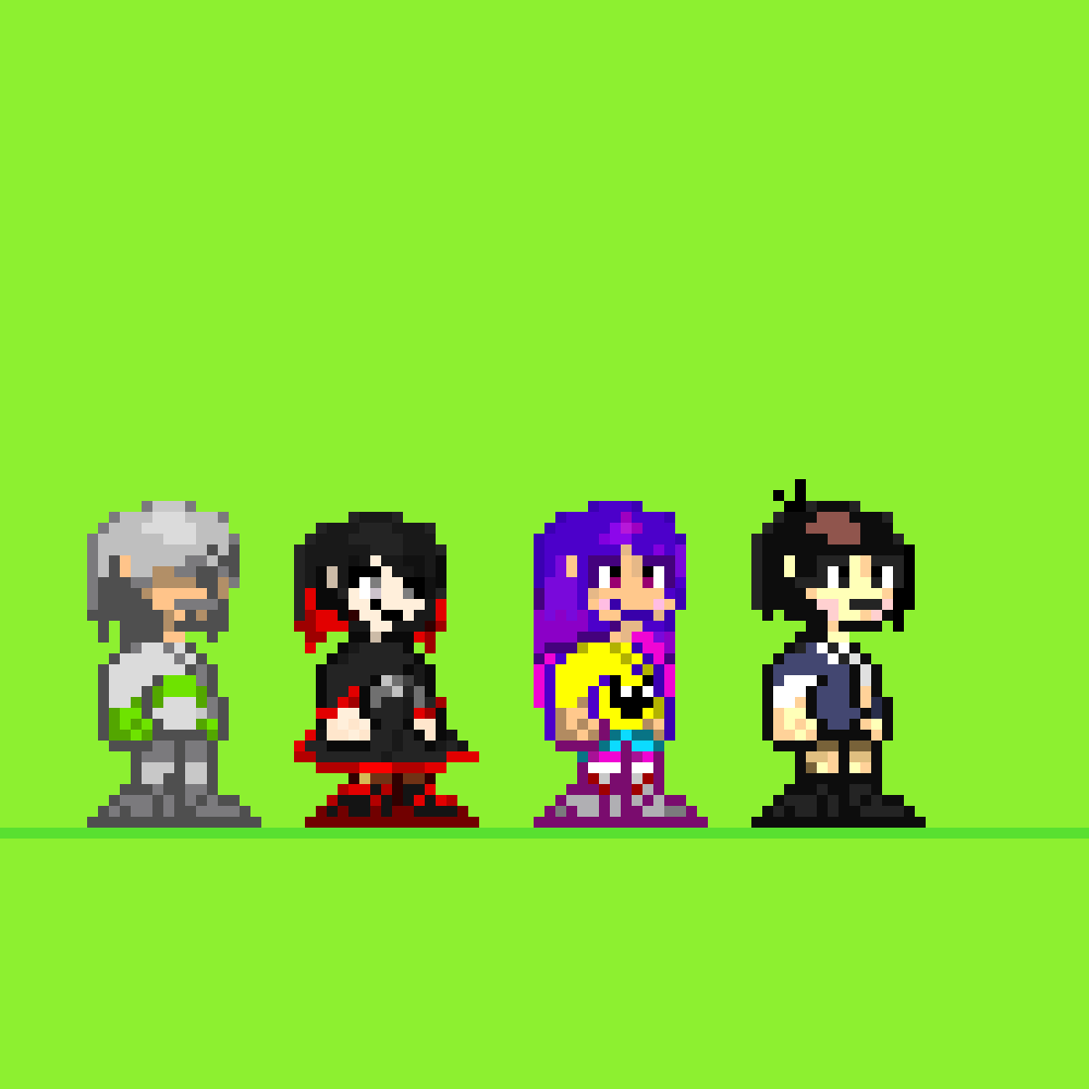 Pixilart - more sprites (miko andruby) by Cosmogos