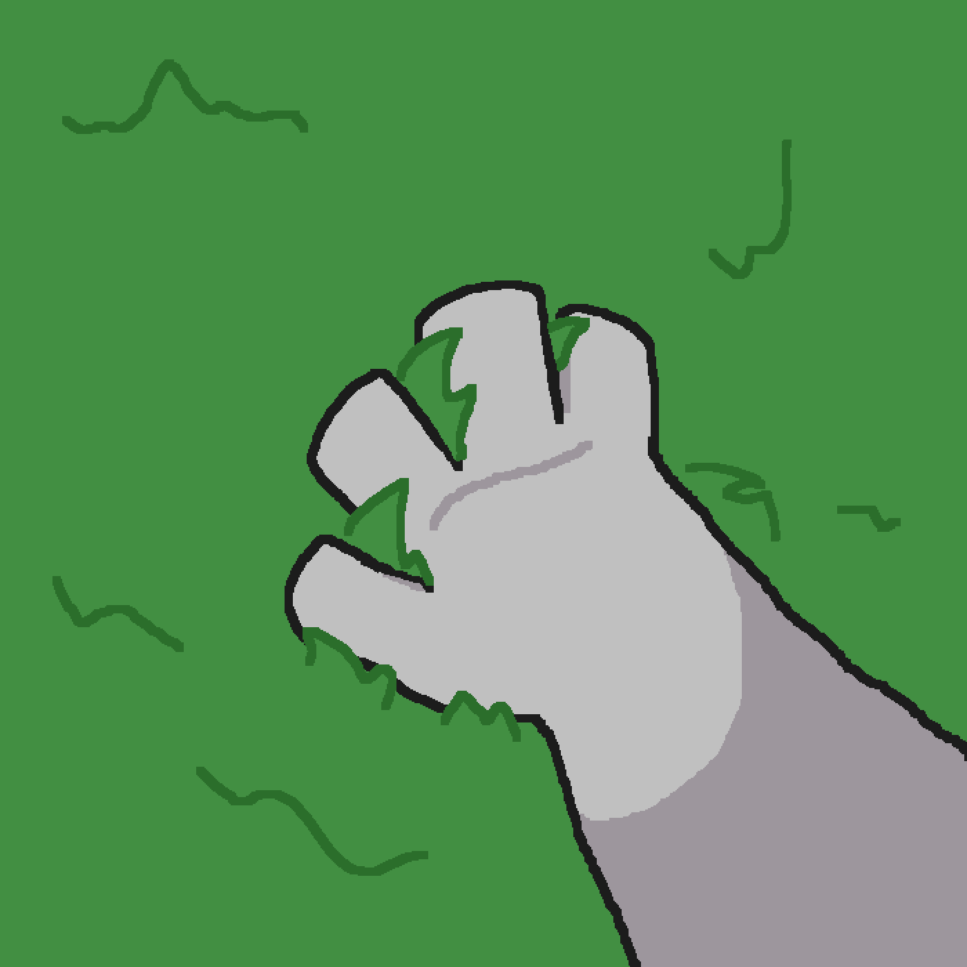 Pixilart - touching grass by VoidTheCat892