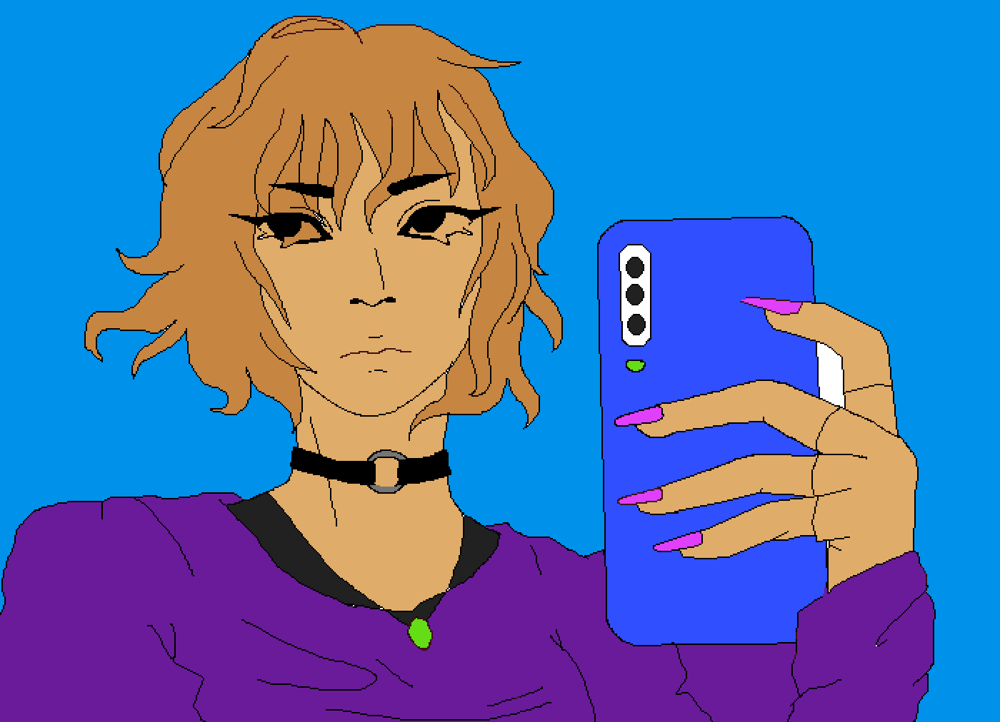 Pixilart - selfie base by Dih1ZDx2de5hlYg