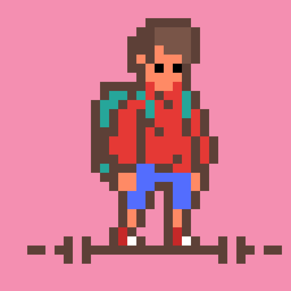 Pixilart - School Boy - practicing pixel art by CRANY