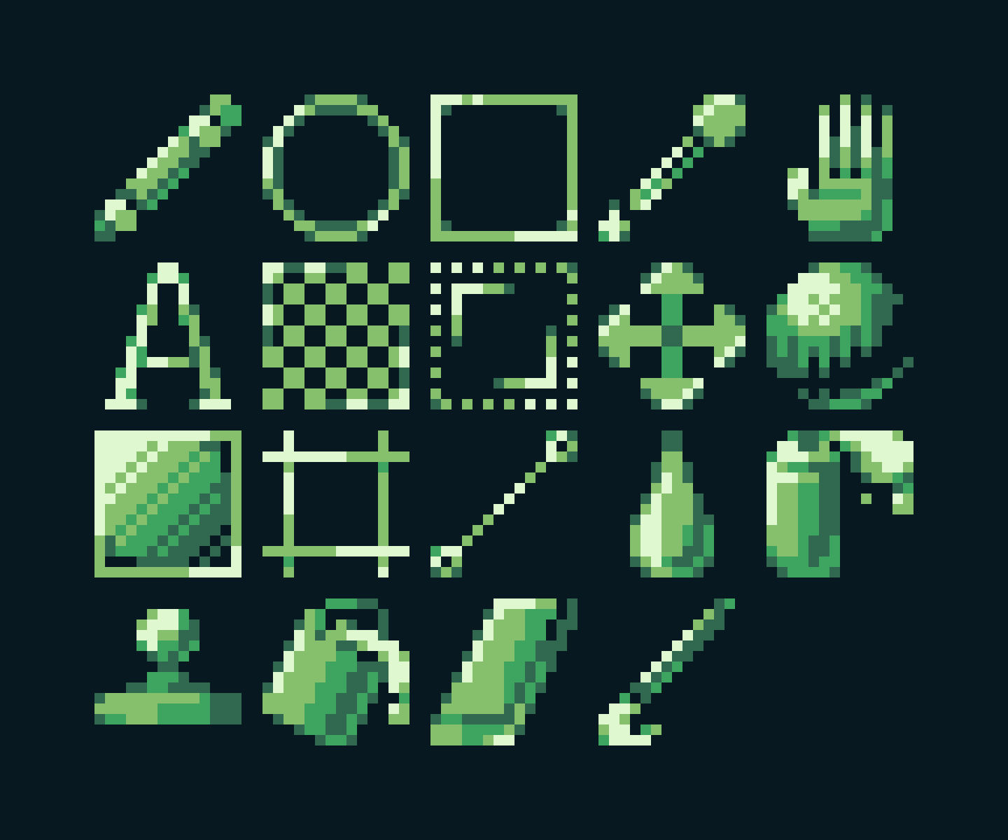 Pixilart - Pixilart Icon Set by Drewsnatcher