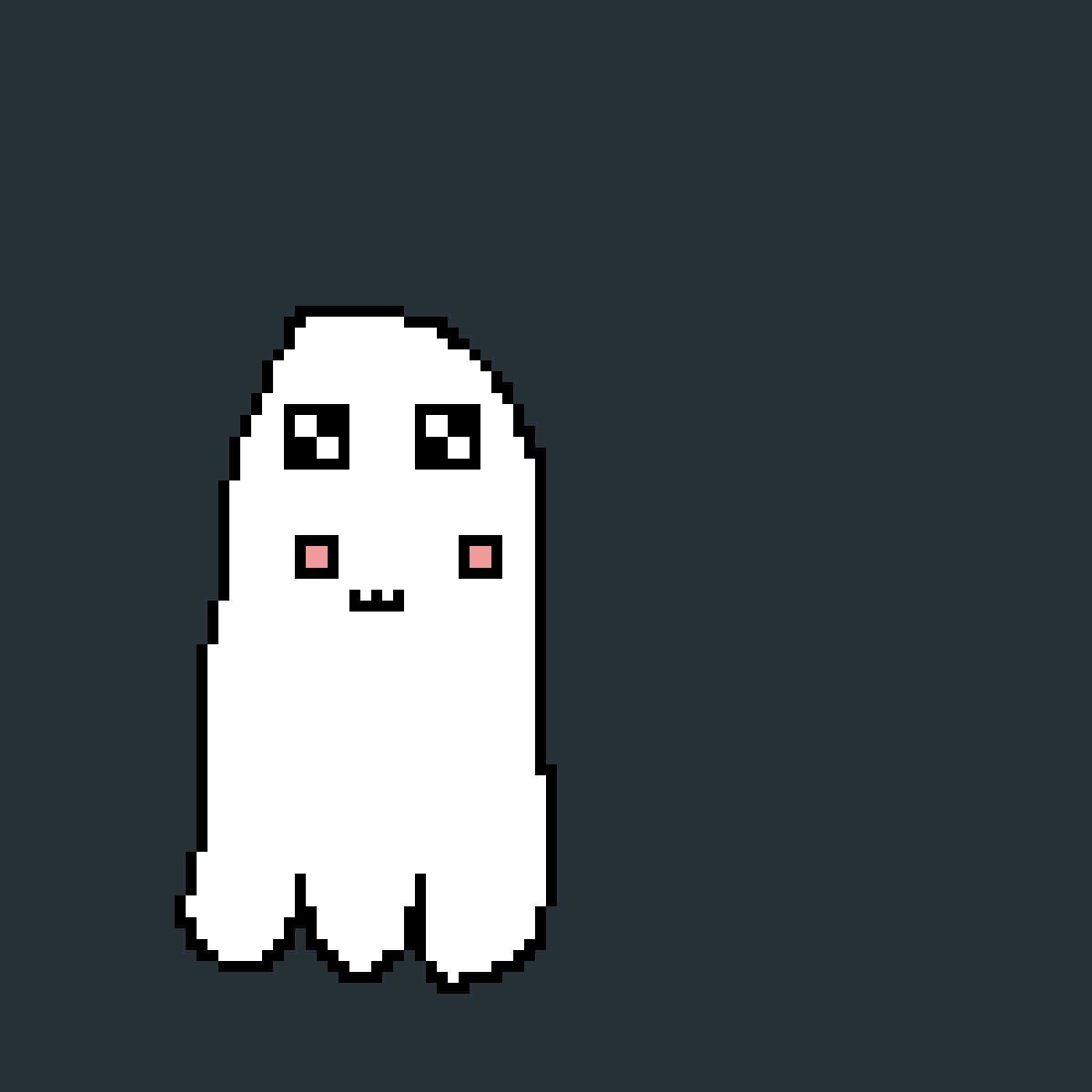 Pixilart - ghost by Rida-rasheed