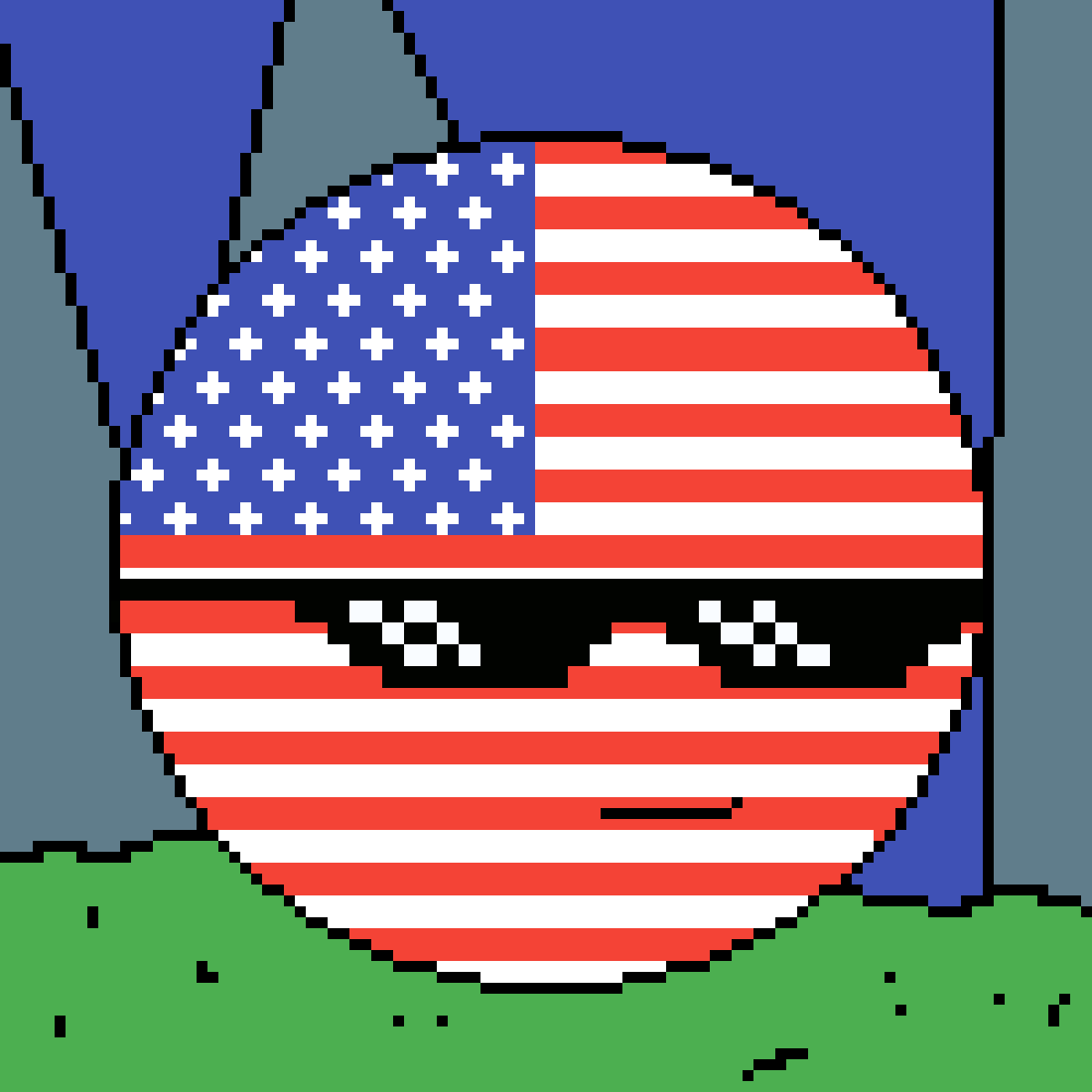 Pixilart - USA Countryball by SKitch-2