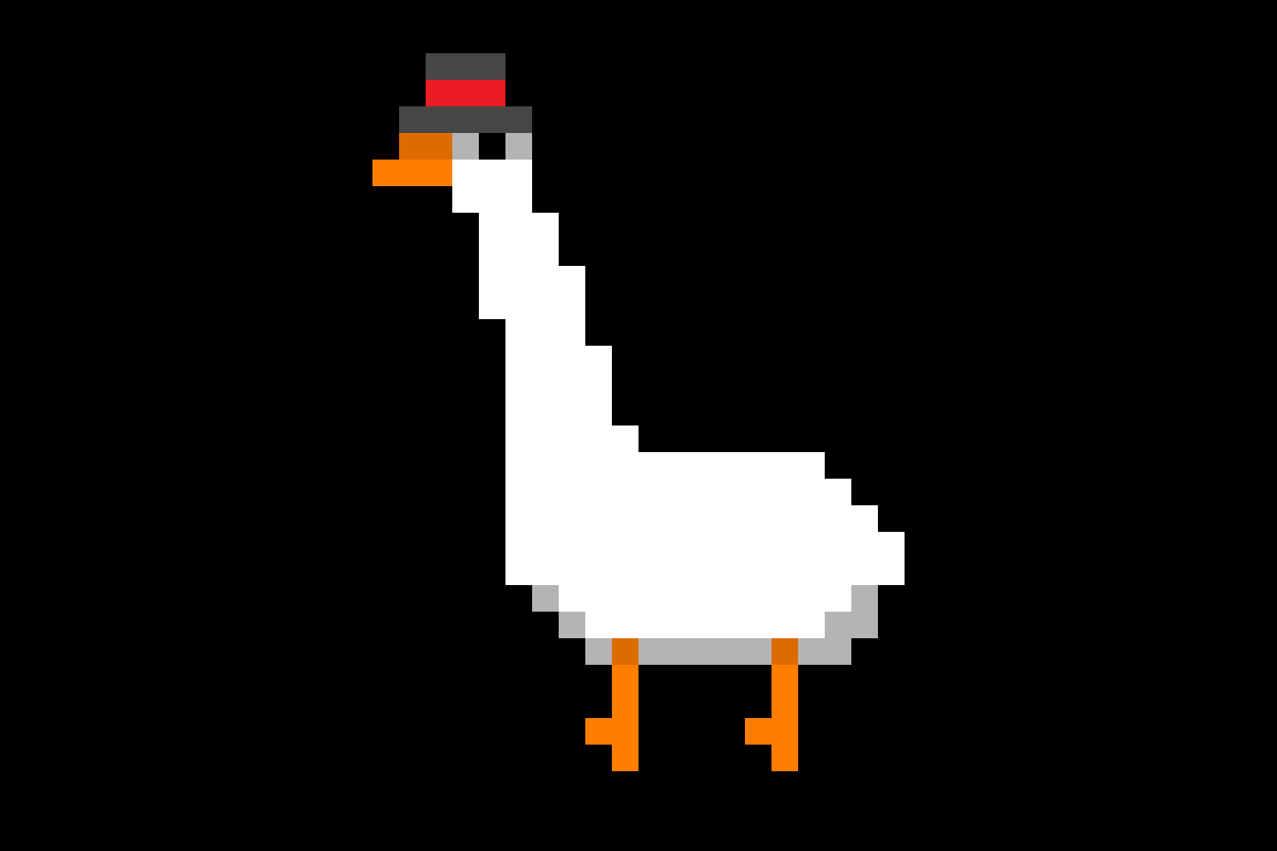 Pixilart - Dancing Goose by Albotross11