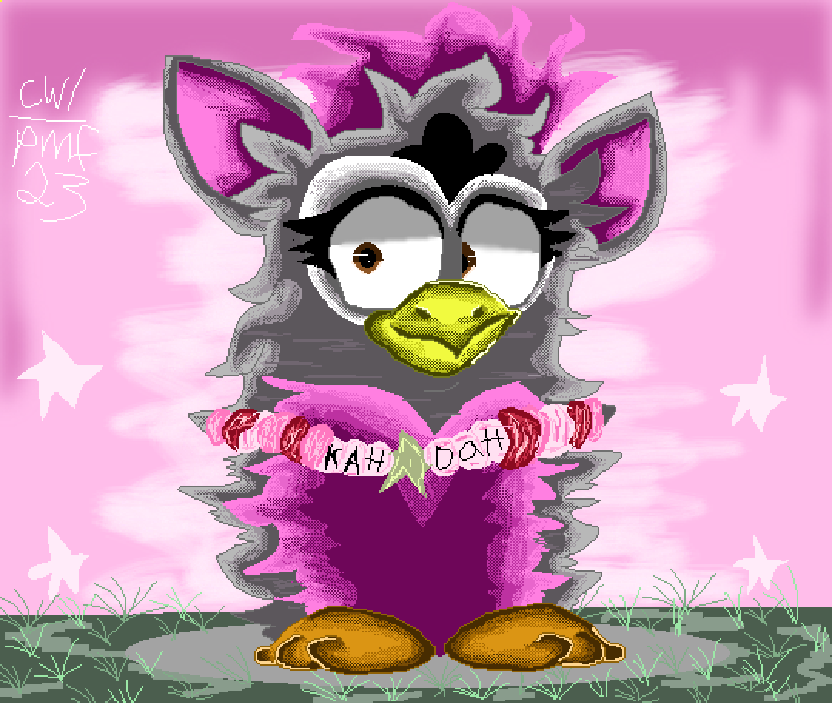 Pixilart - furby by Crystalwater1