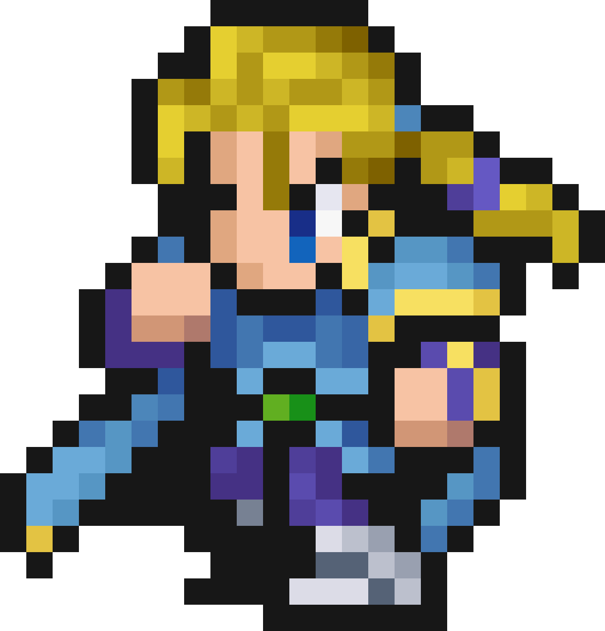 Pixilart - FFVI - Edgar Roni Figaro 10 by DKJF-Pixel