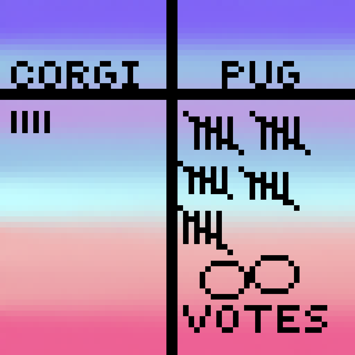 Pixilart - INFINITY VOTE PUGSS by Emmelynfd