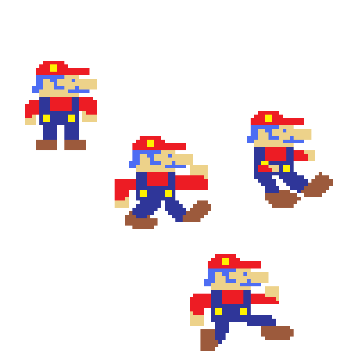 Pixilart - Small Jumpman pixel art (Finished) by Luigi2025