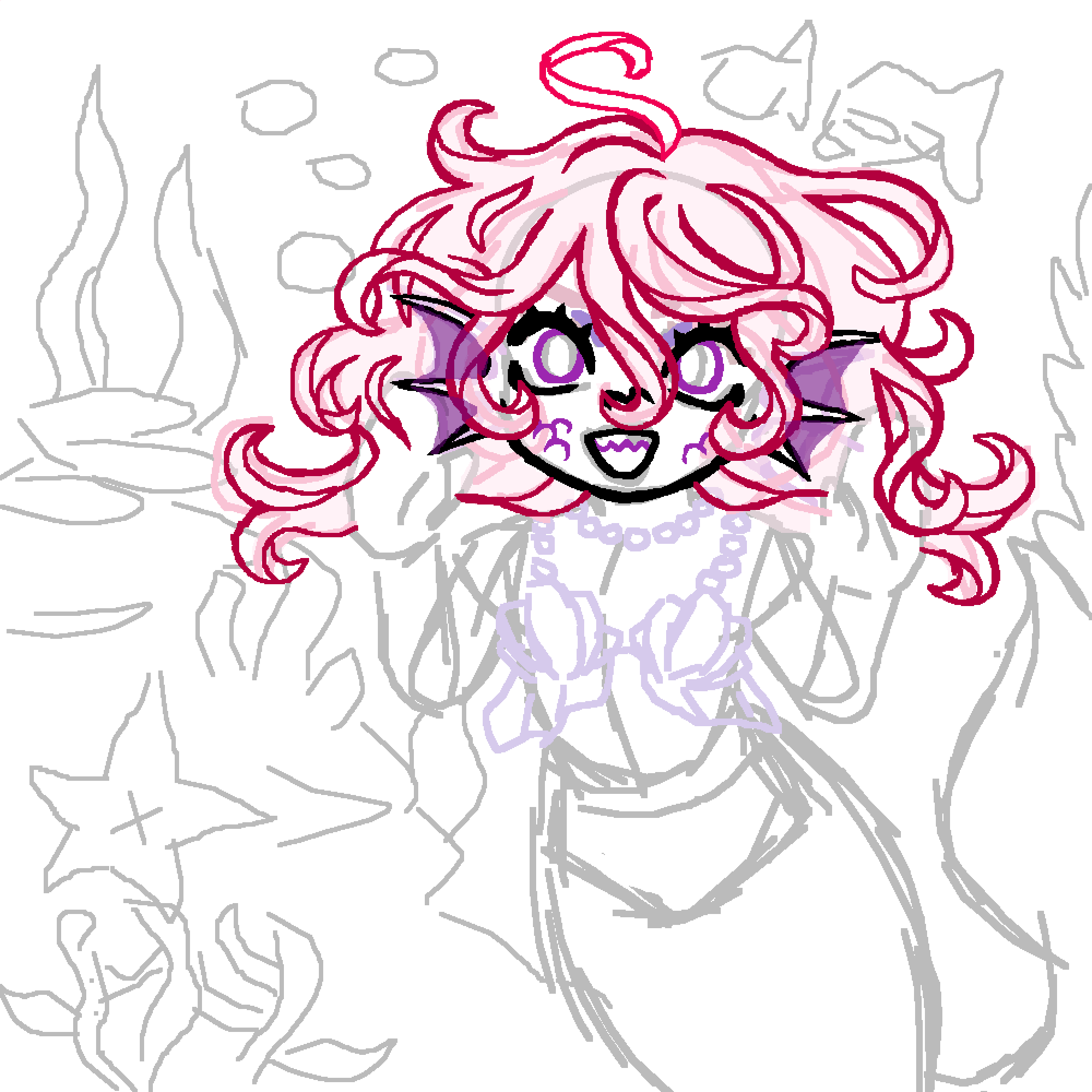 Pixilart - Mermaid wip by StarlingDarling