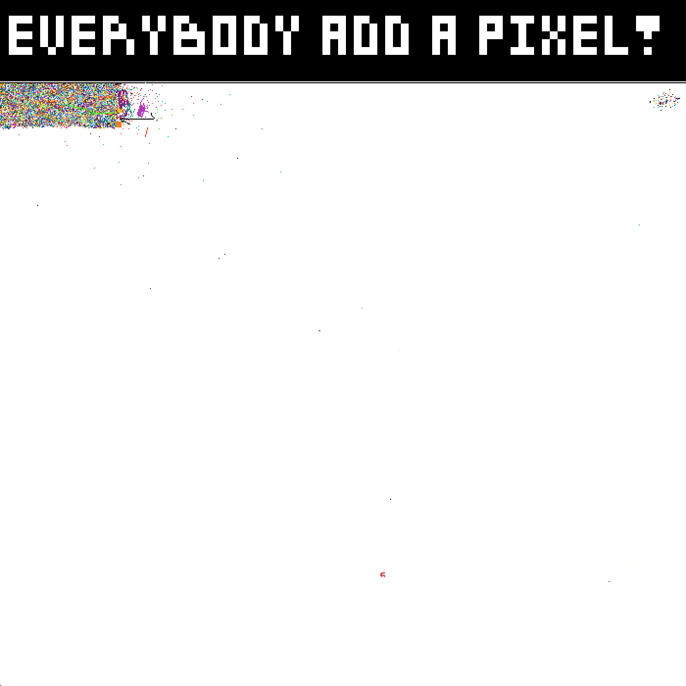 Pixilart - NOONE ADD A PIXEL by artEEst123