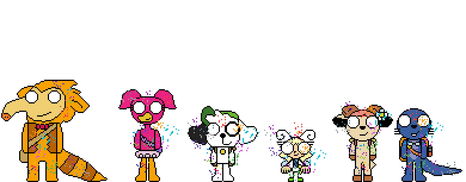 Pixilart - Corrupted Team Doki by Tanyakhis