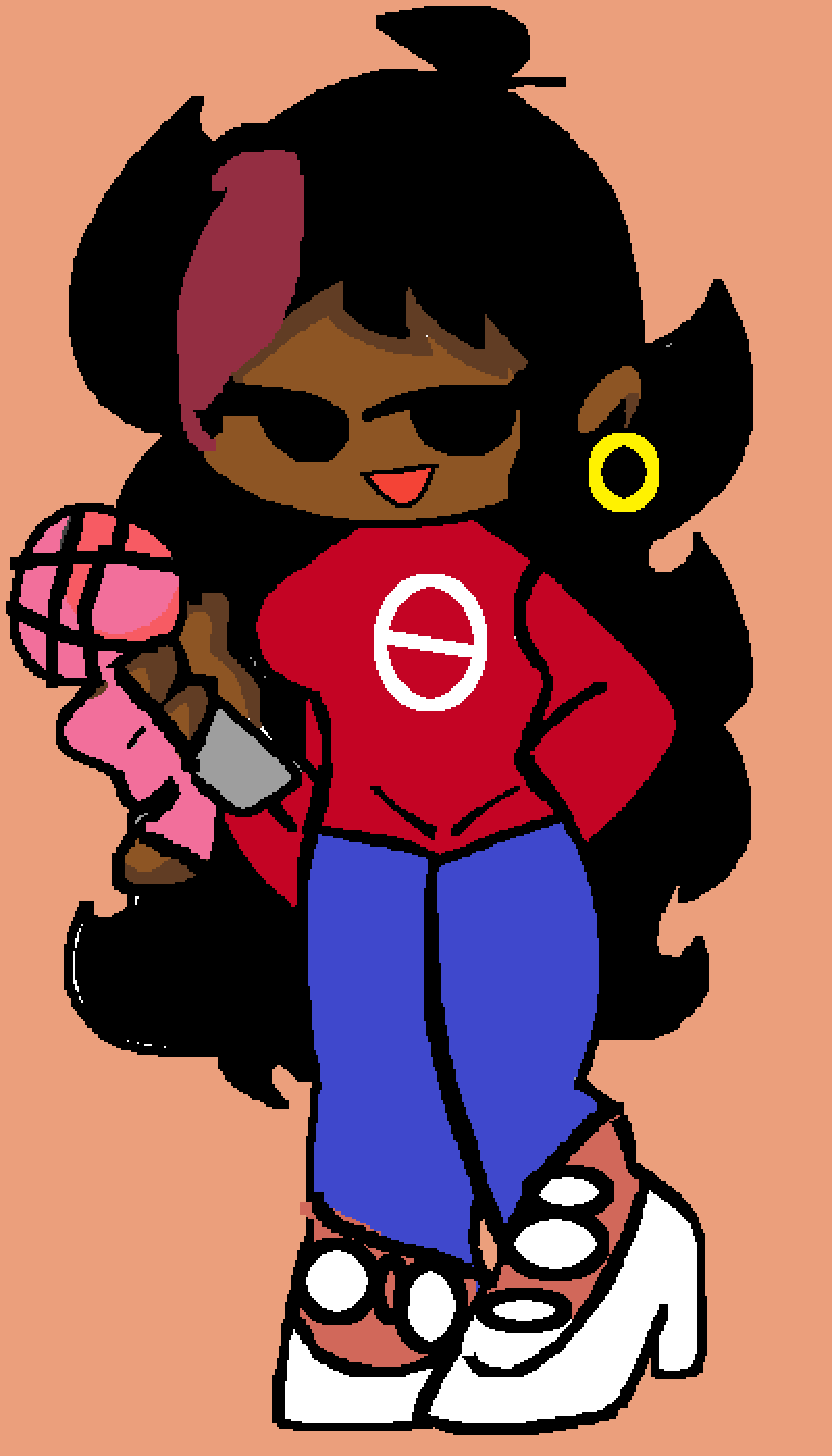 Pixilart - Neon Gf by PixelBoyfriend