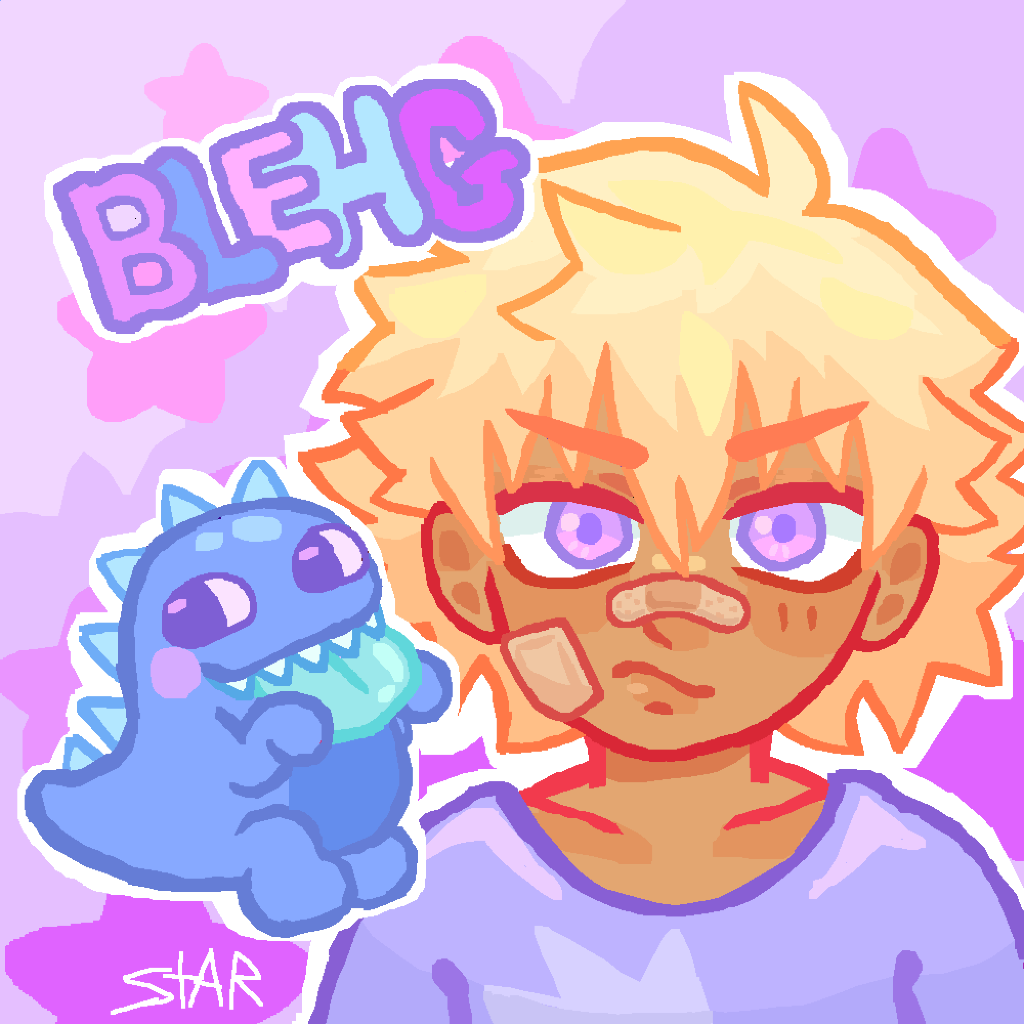 Pixilart - Dino kid and Chompy by StarlingDarling