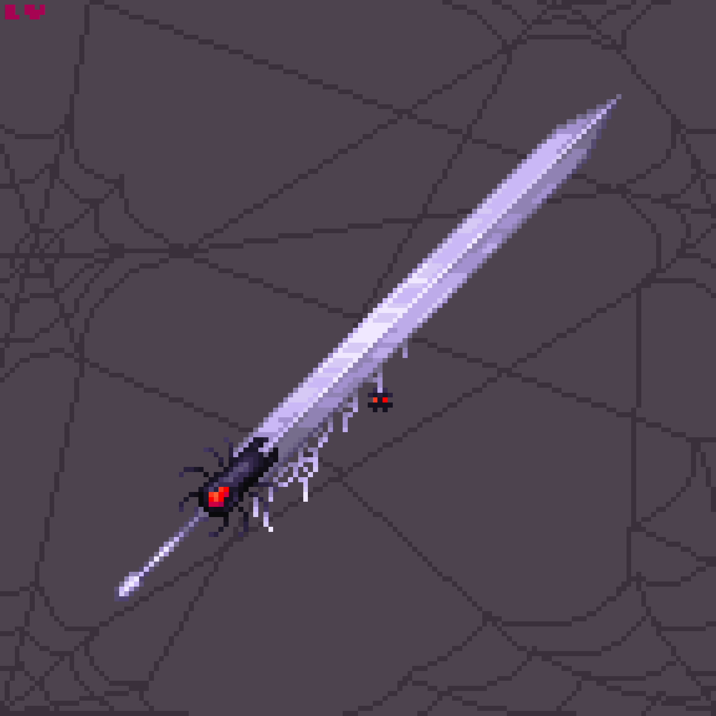 Pixilart - spider sword by Lvpvn