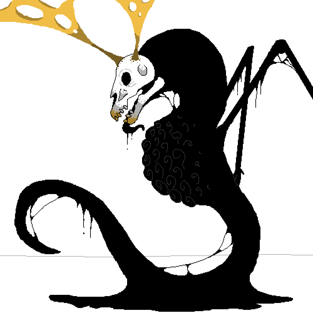 Pixilart - deer demon (centaur world) by tamqu