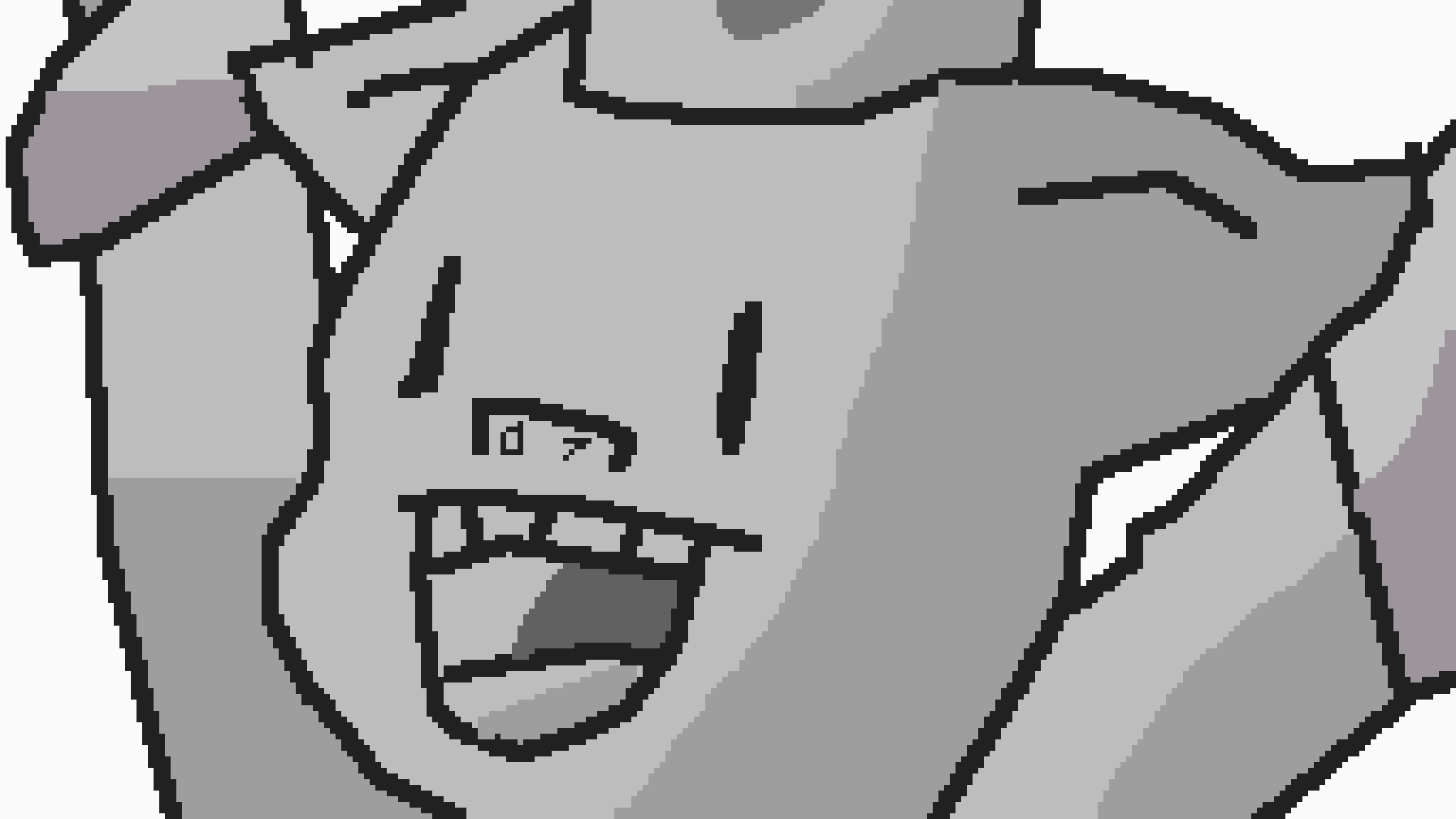 Pixilart - technoblade base by lemoon