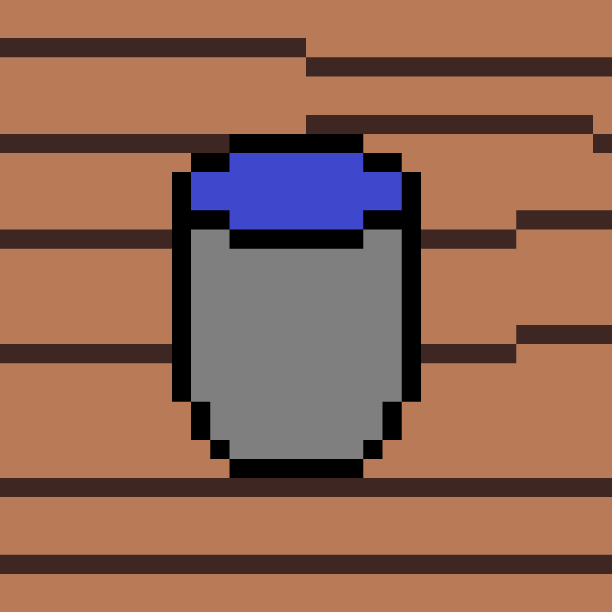 Pixilart - Minecraft Water bucket by Broken-To-much