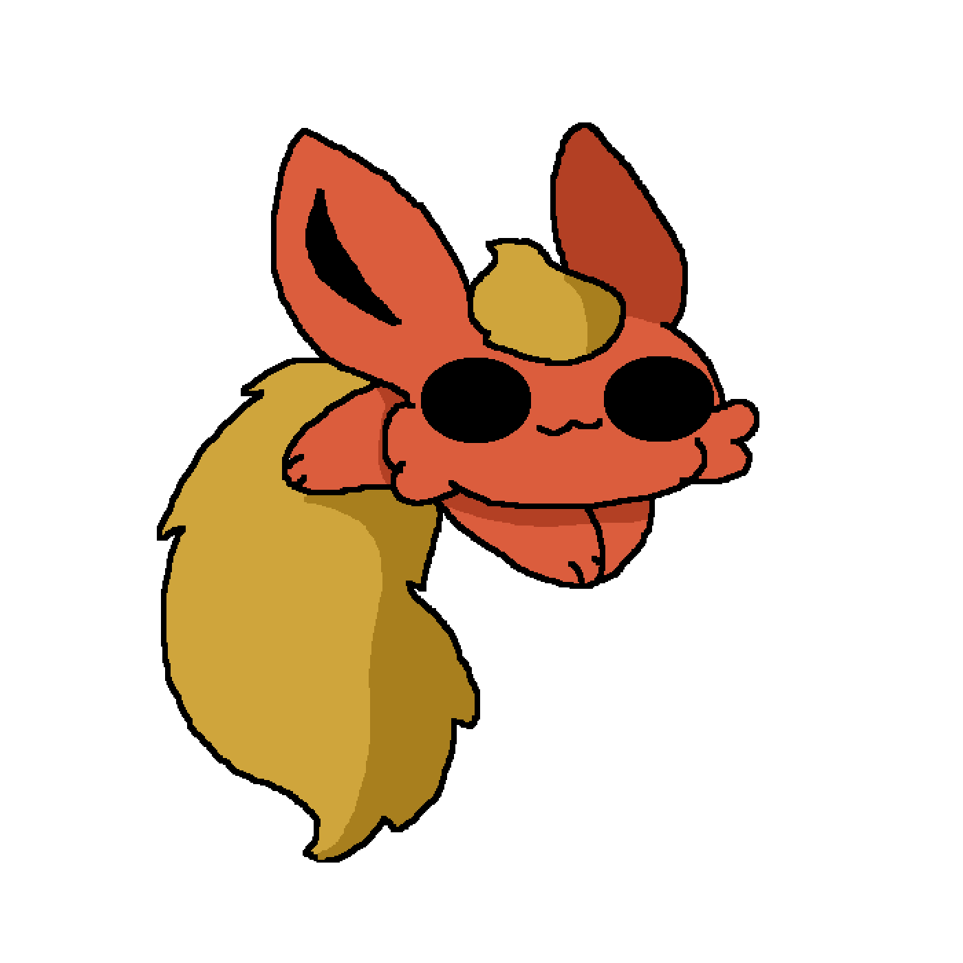 Pixilart - flareon base by mikotohastinypp