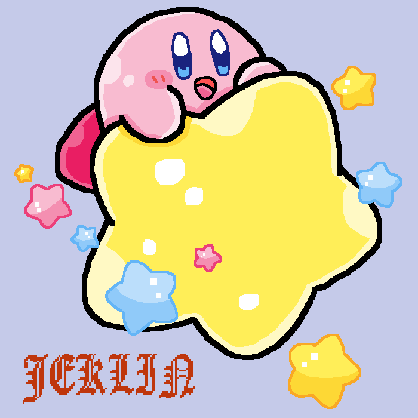 Pixilart - Kirby of the Stars illustrations by Jeklin