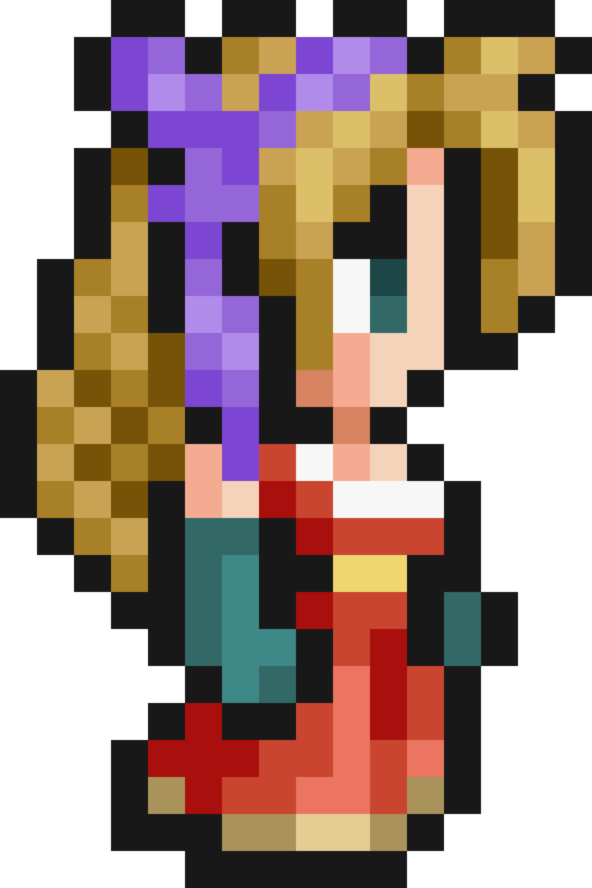 Pixilart - FFVI - NPC Dancing Girl 02 by DKJF-Pixel