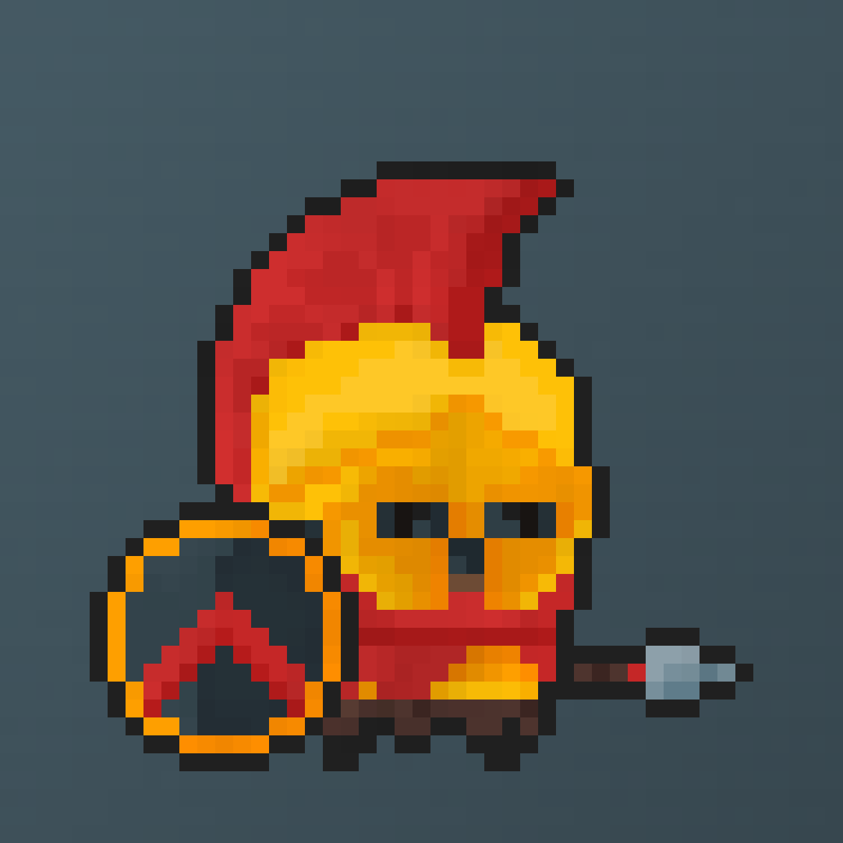 Pixilart - Spartan Helmet by Ricardo-AOF