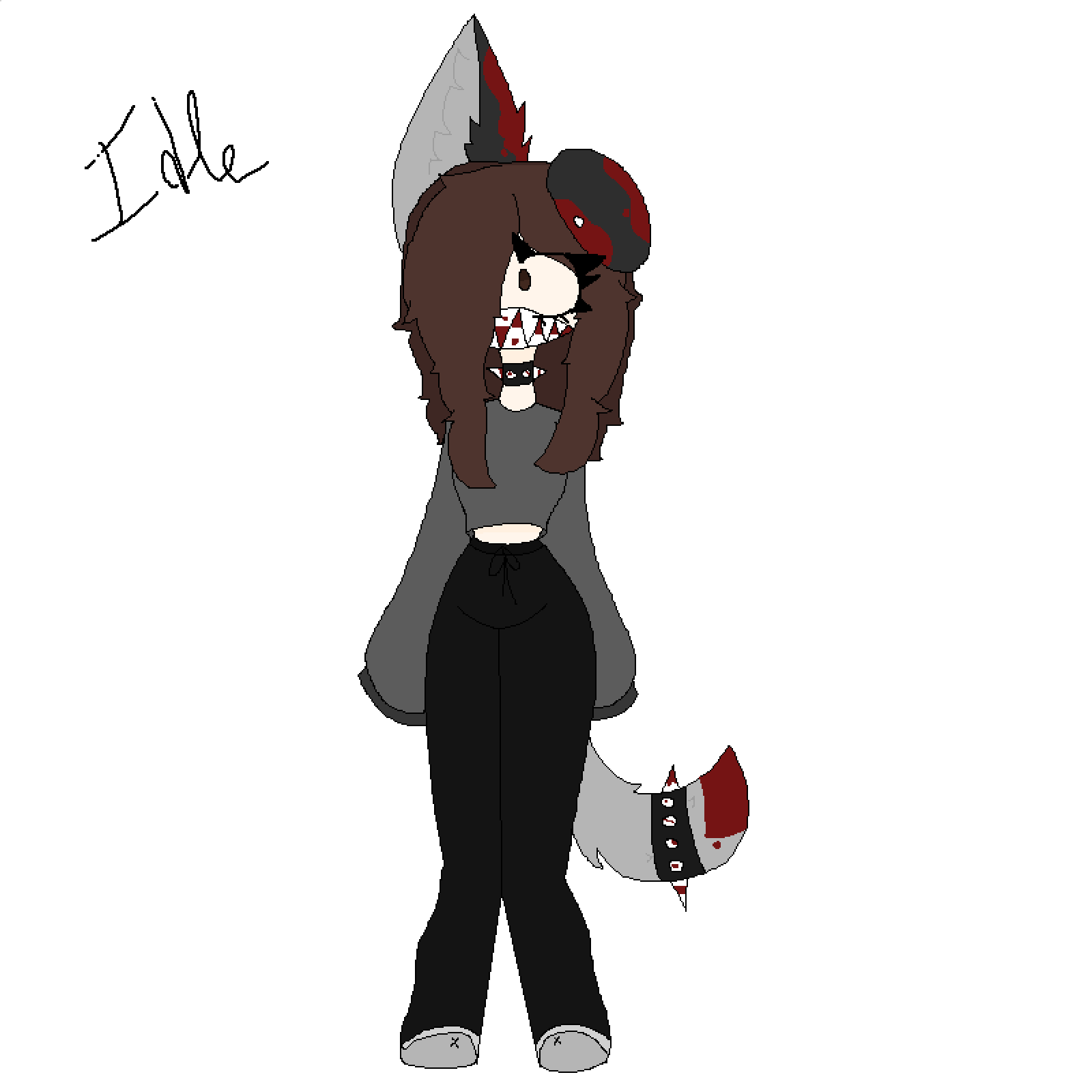 Pixilart - idle sprite by FoxIsIn