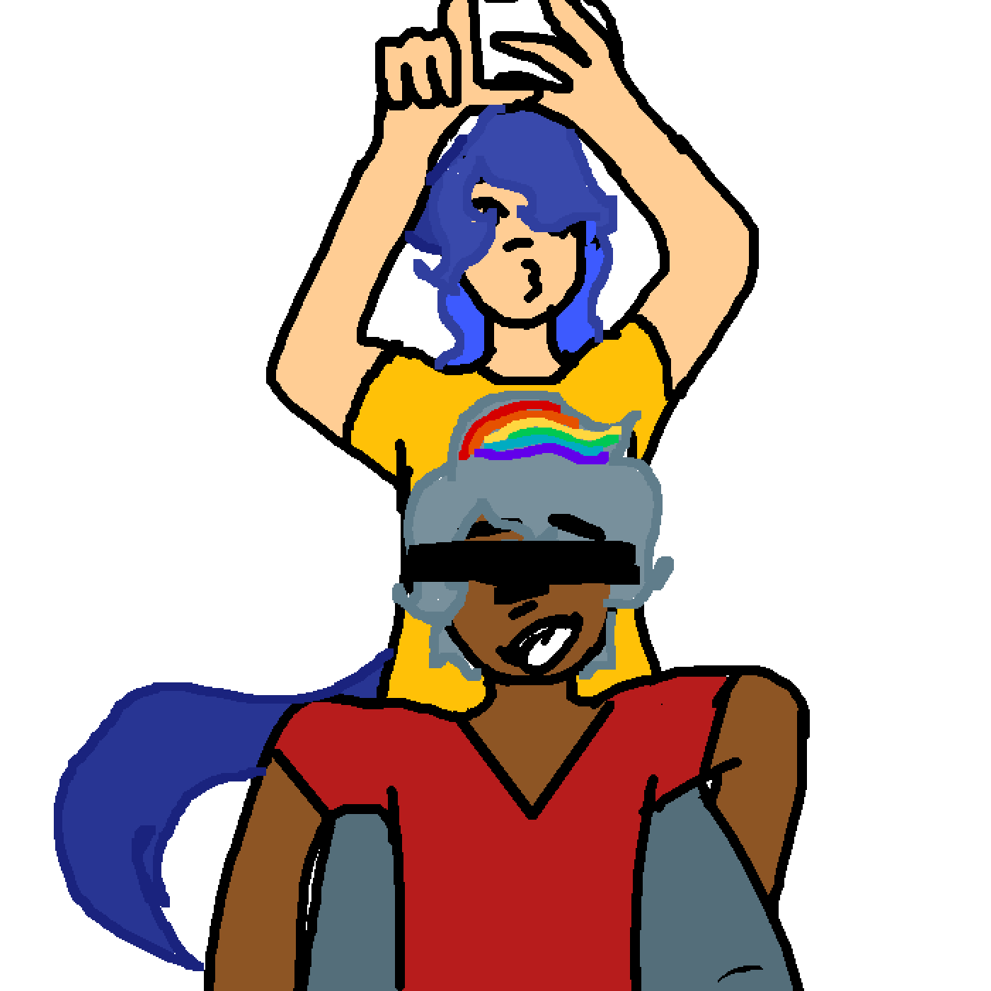 Pixilart - bestie base(CREDITS TO OWNER!!!) before her hubby dyes by ...