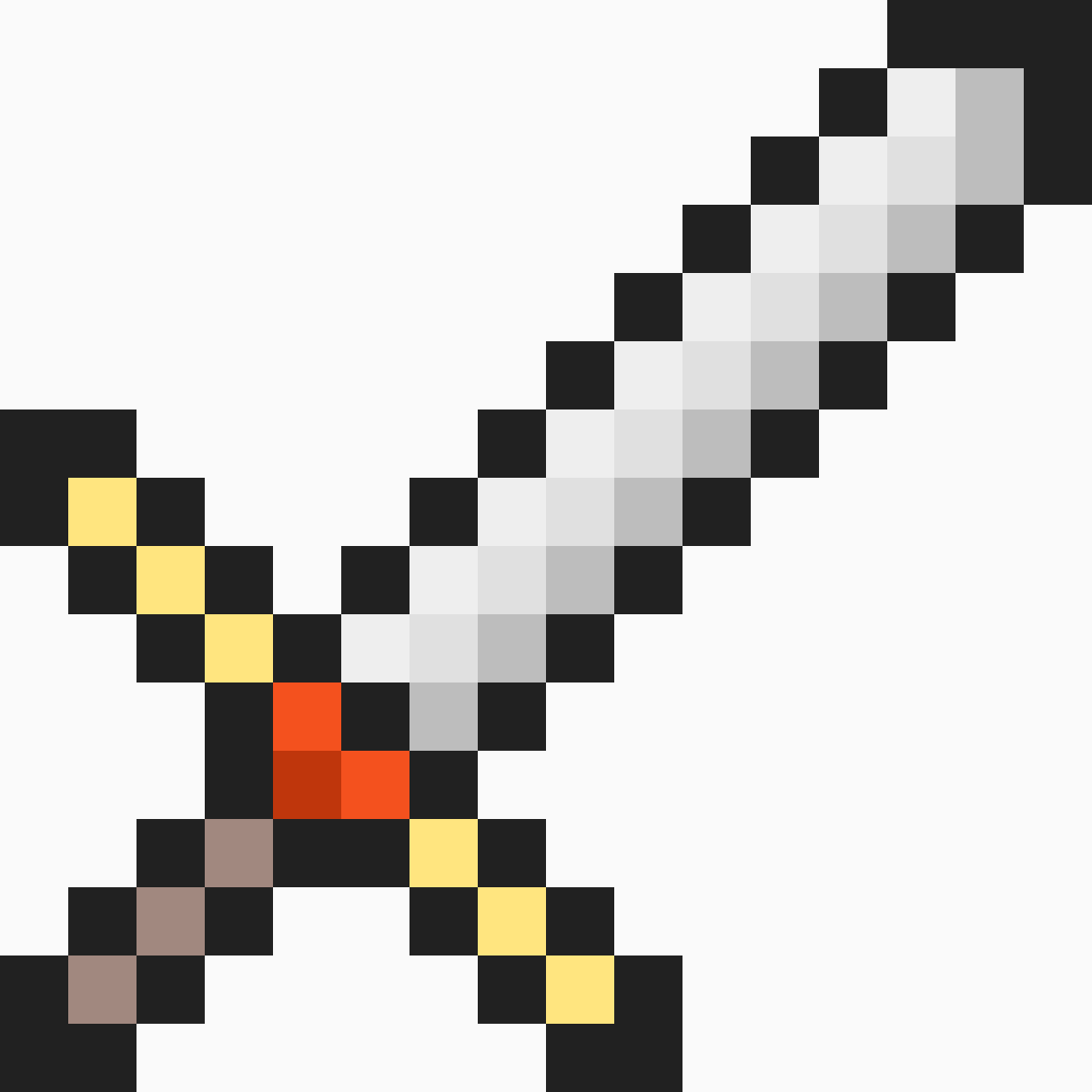 Pixilart - 16x16 Sword 2 by EchoCounty